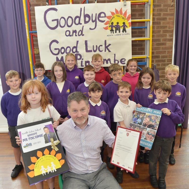 Eden school says goodbye to headteacher after 14 years of service ...