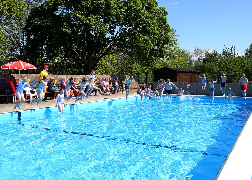 Big splash as Lazonby Pool reopens after revamp - Cumberland and ...
